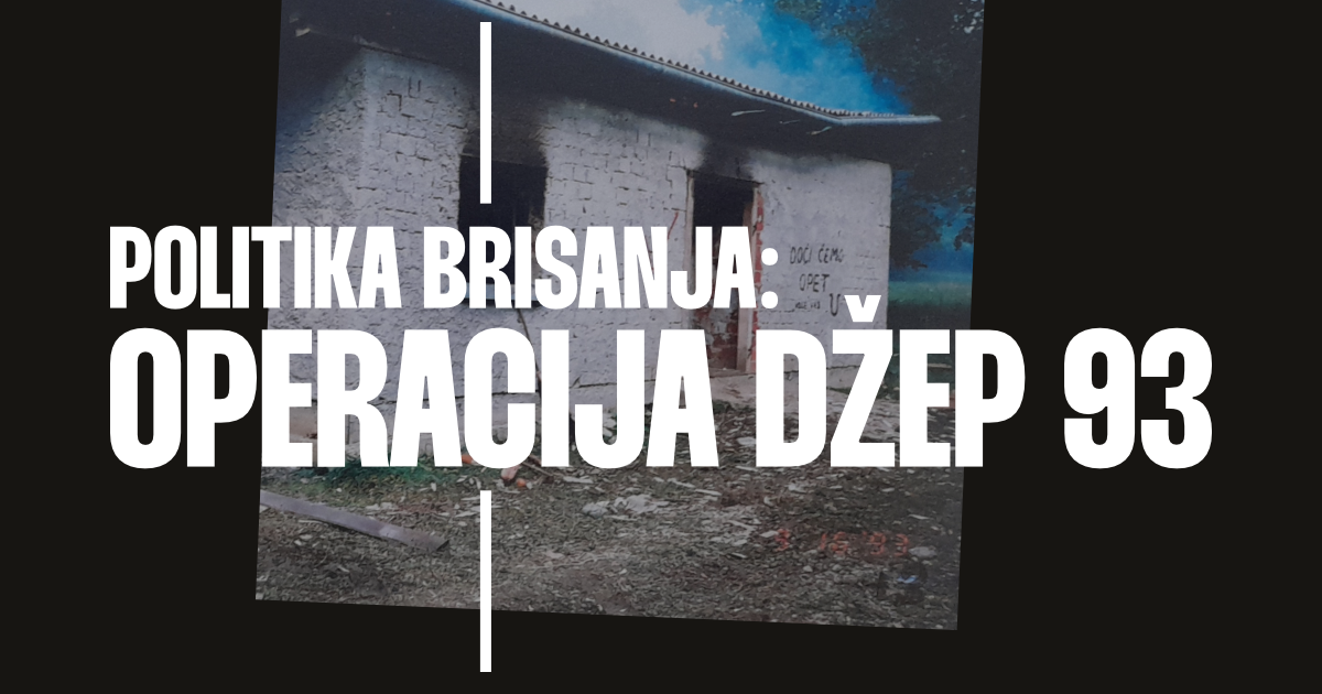 Politika brisanja: Operacija Džep 93